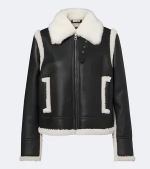 Loewe Leather Jacket - Black