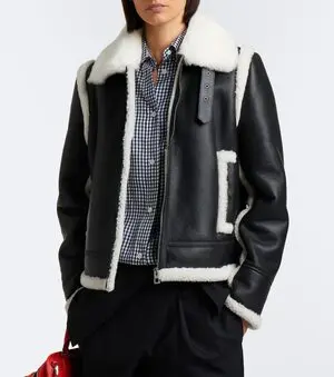Loewe Leather Jacket - Black