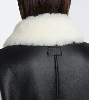 Loewe Leather Jacket - Black