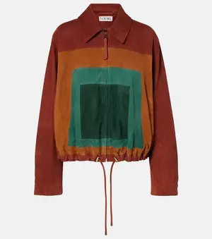 Loewe Balloon Suede Blouson - Multicoloured