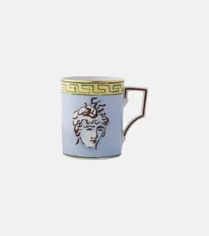 GINORI 1735 X Luke Edward Hall Il Viaggio Di Nettuno Porcelain Mug Blue
