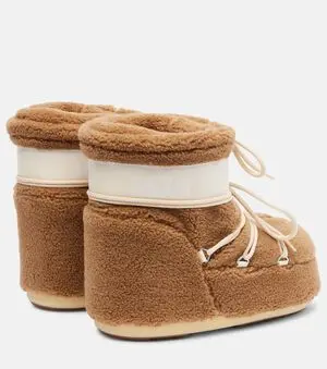 Moon Boot Icon Low Fleece Boots - Brown