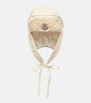 Moncler Aviator Hat - White
