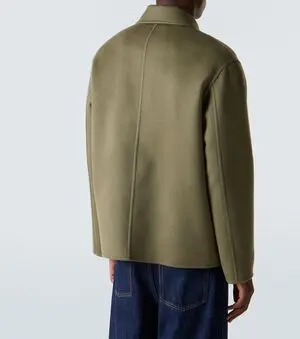 Loewe Anagram Wool And Cashmere Jacket