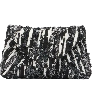 Dries Van Noten Sequined Jacquard Clutch