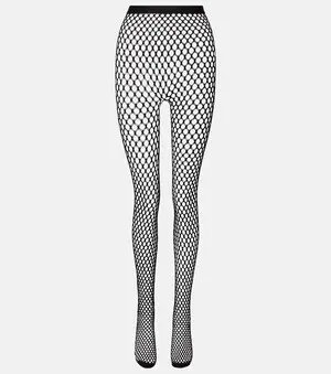 Wardrobe.NYC Rhw Web Wool-blend Tights - Black