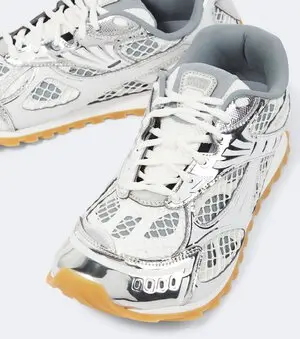 Bottega Veneta Orbit Sneakers - Silver