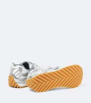 Bottega Veneta Orbit Sneakers - Silver