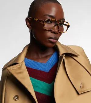Loewe Slim Aviator Glasses - Yellow
