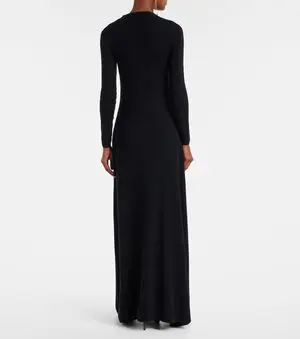 TOM FORD Cashmere And Silk-blend Maxi Dress - Black