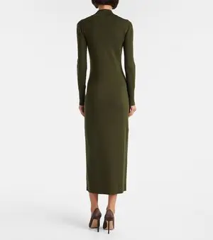TOM FORD Knitted Wool Midi Dress