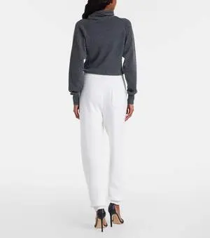 TOM FORD Tapered Wool And Cashmere-blend Pants