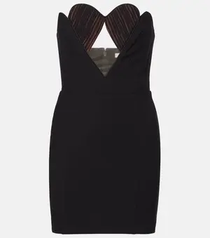 NENSI DOJAKA Cutout Strapless Mini Dress