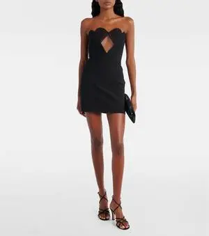 NENSI DOJAKA Strapless Cutout Minidress