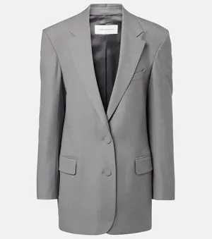 Dries Van Noten Wool-blend Blazer - Grey