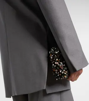 Dries Van Noten Wool-blend Blazer - Grey