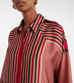 Faithfull The Brand Cora Printed Oversized Shirt - Multicoloured
