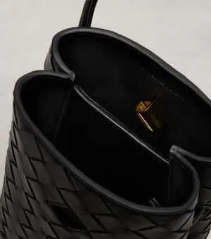 Bottega Veneta Andiamo Intrecciato Leather Phone Pouch