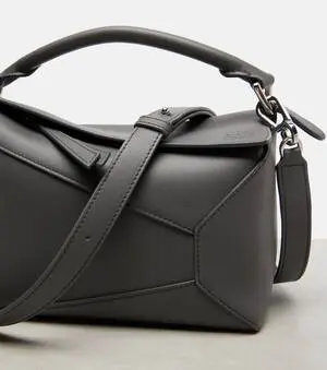 Loewe Puzzle Edge Small Top-handle Bag - Grey