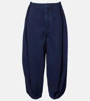Loewe Draped Wide-leg Jeans