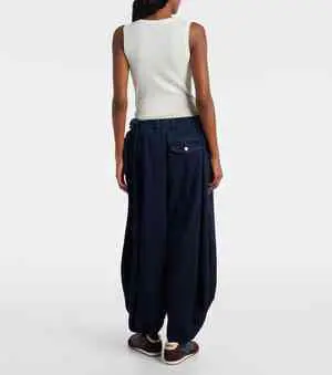 Loewe Draped Wide-leg Jeans