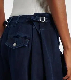 Loewe Draped Wide-leg Jeans