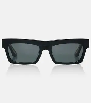 Khaite X Oliver Peoples 1985c Rectangular Sunglasses - Black