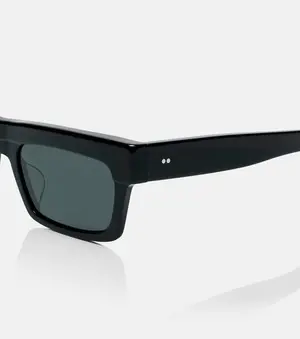 Khaite X Oliver Peoples 1985c Rectangular Sunglasses - Black
