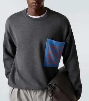 Loewe Anagram Cotton-blend Sweater