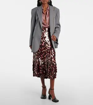 Dries Van Noten Wool-blend Single-breasted Blazer