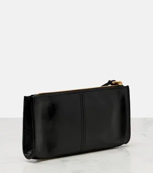 Prada Leather Pouch With Logo