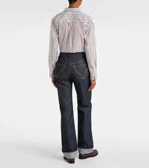 Bottega Veneta Intrecciato Straight-leg Jeans