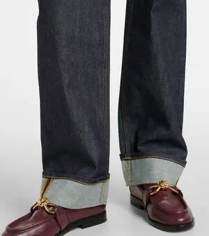 Bottega Veneta Intrecciato Straight-leg Jeans