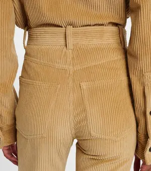 Bottega Veneta Cotton Corduroy Flared Pants
