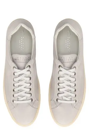Robert Barakett Terrence Low Top Leather Sneaker - Stone