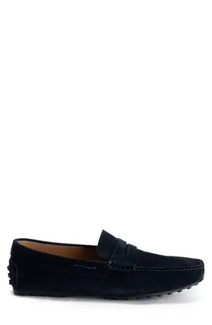 Robert Barakett Conor Suede Driving Loafer - Blue