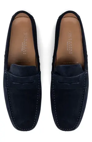 Robert Barakett Conor Suede Driving Loafer - Blue