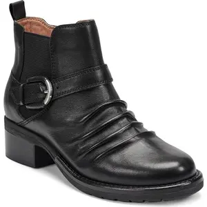 Earth Ruched Bootie - Black 02