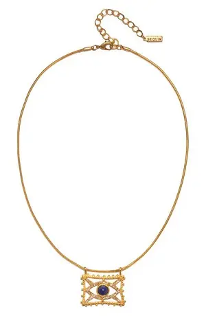 SEQUIN Nour Evil Eye Pendant Necklace