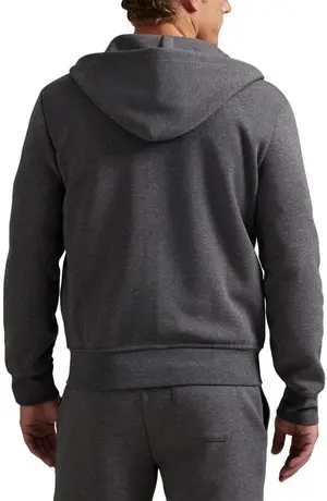 Ralph Lauren Double Knit Zip-up Hoodie - Barclay Heather