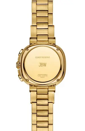 JBW Reserve Coast Chronograph Watch - Gold /orange