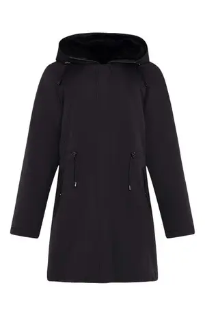 Gorski Reversible Shearling Hooded Coat