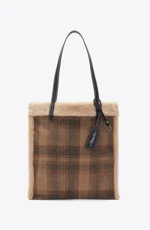 3.1 Phillip Lim Slim Tote Bag - Brown Multi