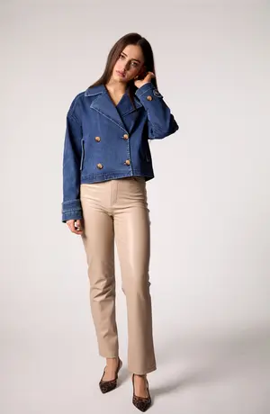 Blue Revival Denim Jackets For Women