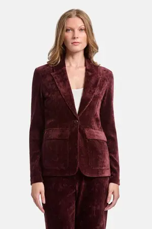CAPSULE 121 Velvet Knit Blazer