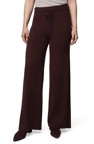 Splendid Georgie Full Length Pants - Dark Plum Purple