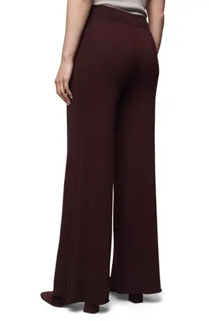 Splendid Georgie Full Length Pants - Dark Plum Purple