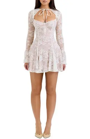 Women's Vintage Style Lace Mini Dresses