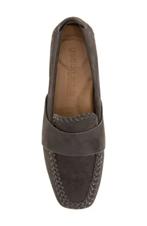 Gentle Souls Sandra Loafer - Brown Suede
