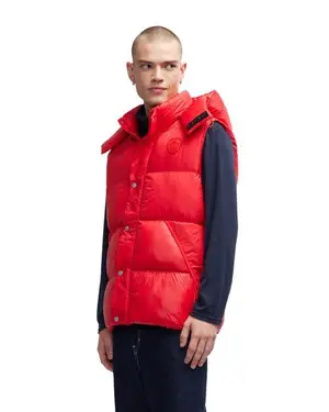 Pajar Channel Quilted Puffer Vest - Current Red